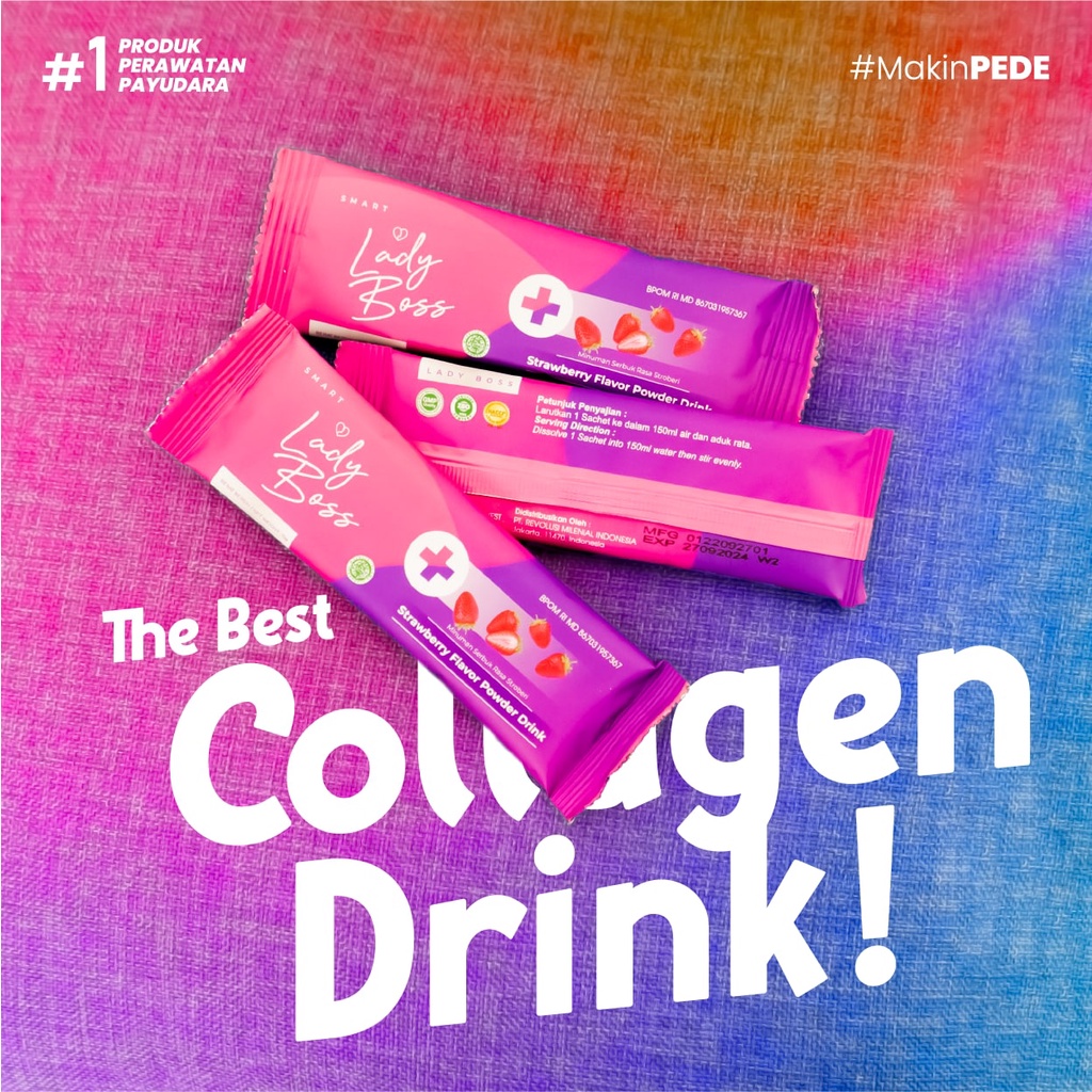 Jual Lady Boss - Breast & Collagen Drink ( Suplemen Pengencang Payudara ...