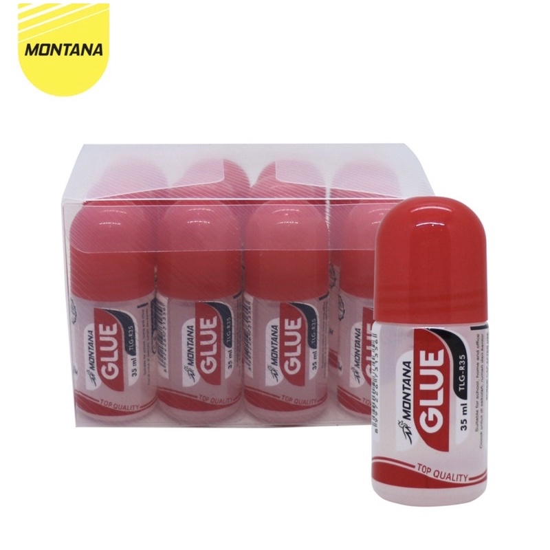 Jual ( 1 pcs ) LEM CAIR MONTANA 35 ml / lem liquid kecil | Shopee Indonesia