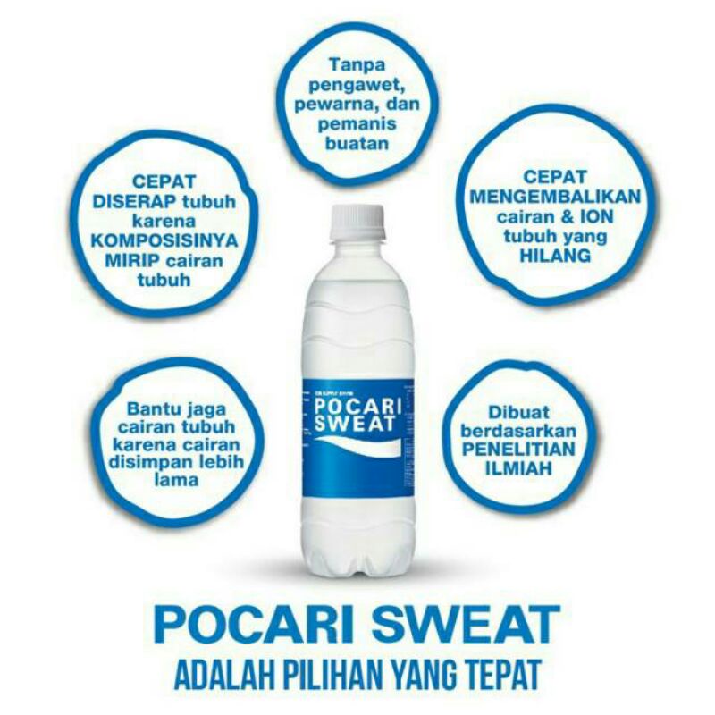 Jual POCARI SWEAT Botol Ion Supply Drink 1Pcs 500ml | Shopee Indonesia