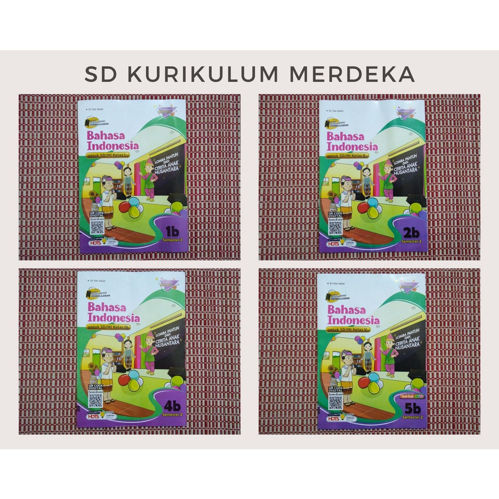 Jual Buku LKS Bahasa Indonesia _ SD MI Kelas 1 2 4 5 _ Genap K Merdeka | Shopee Indonesia
