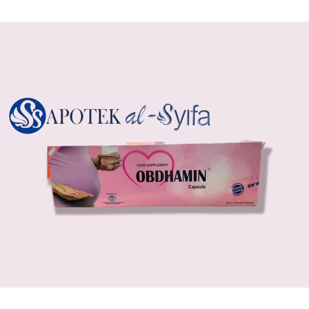 Jual OBDHamin Suplemen/ Vitamin ibu hamil (1 strip isi 10 kapsul ...