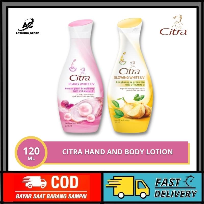 Jual Citra Hand And Body Lotion Bengkoang & Green Tea - Korean Pearl & Mulberry 230 ml - 120 ml ...