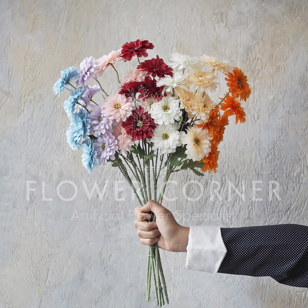 Jual Bunga Artificial Aster Rustic Spring (B22223) | Shopee Indonesia