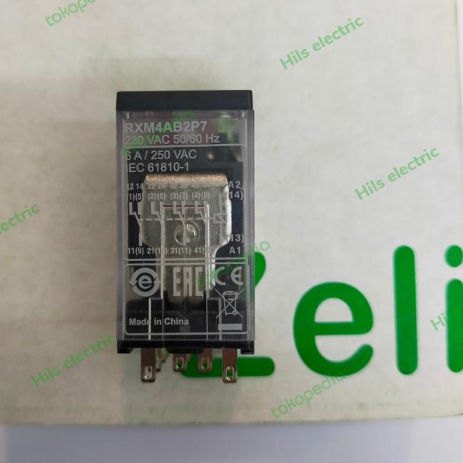 Jual Relay RXM4AB2P7 4CO 6A +LTB+LED 230VAC Schneider | Shopee Indonesia