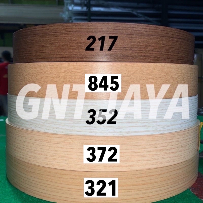 Jual EDGING TACO HPL 42mm 22mm 4cm 2cm tebal 1mm pinggiran motif kayu ...