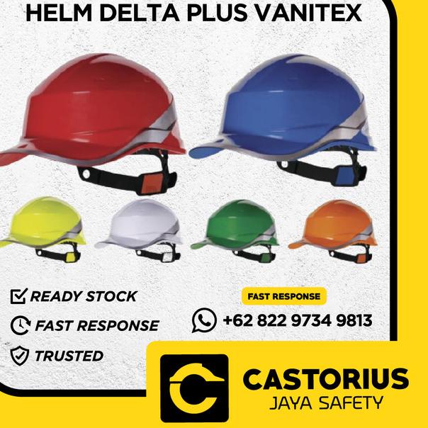 Jual HELM DELTA PLUS HARD HAT VENITEX HELM SAFETY HELM PROYEK SAFETY ...