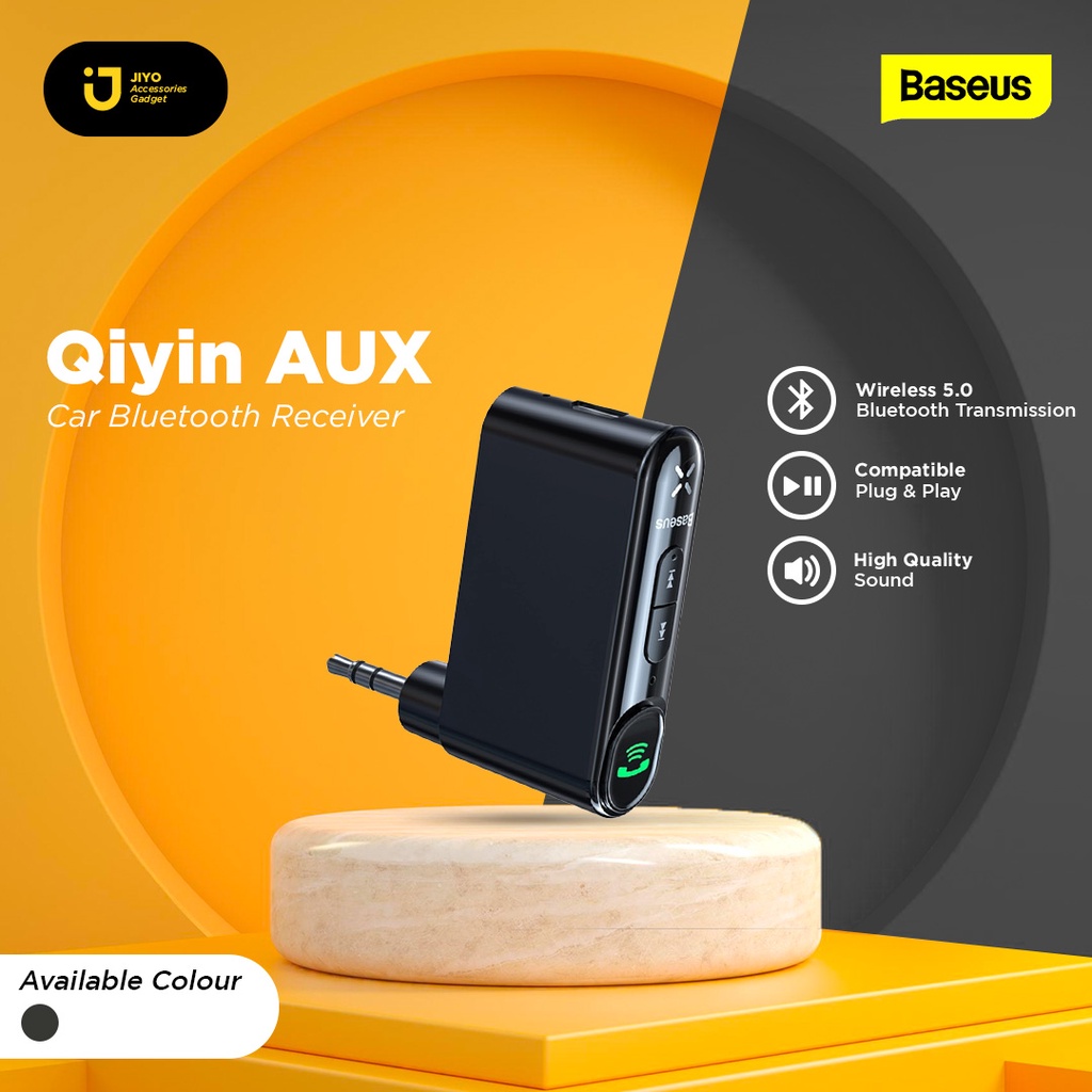 Jual Baseus - Car Receiver - Qiyin AUX 3.5mm Car Bluetooth Receiver ...