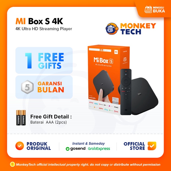 Jual Produk Terbaru Mi Box S 4K Ultra Hd Android Tv Box Global Version ...