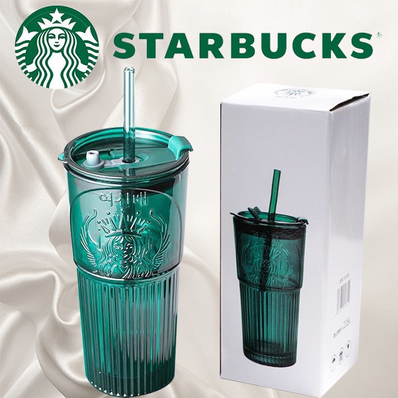 Jual Starbucks Gelas Kaca Botol Minum Cup Tumbler Cup Reusable 600ML ...