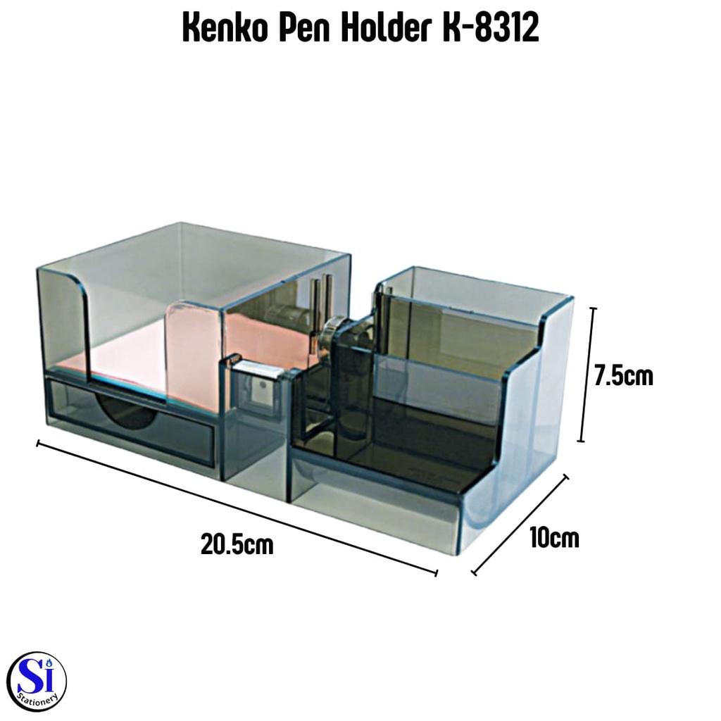 Jual Pen Holder Kenko K-8312/Tempat Alat Tulis Meja/Desk Set | Shopee ...