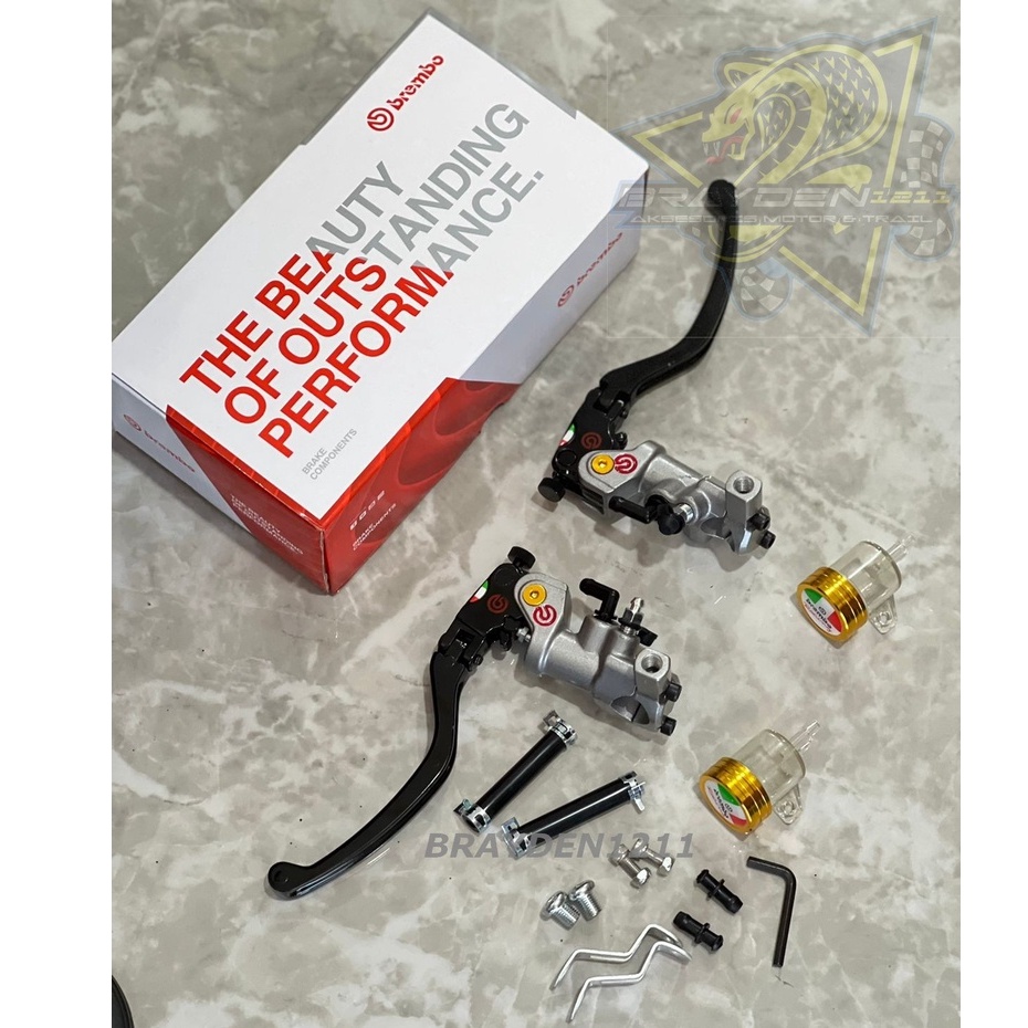 Jual Master rem brembo izumi double tabung / Master rem brembo nmax ...