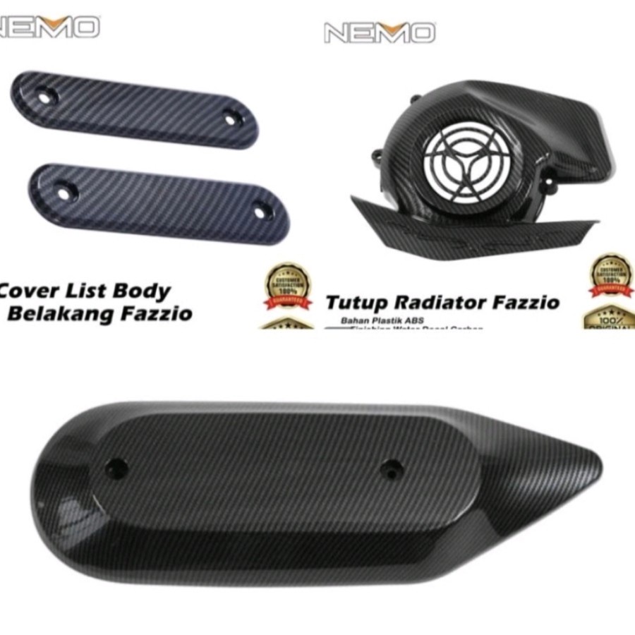 Jual Variasi Cover Yamaha Fazzio Carbon Nemo | Shopee Indonesia