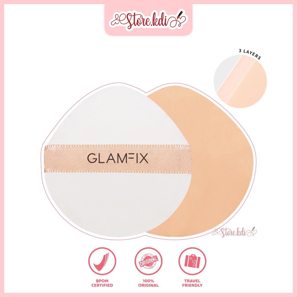 Jual GLAMFIX Professional Aircushion Puff Isi 2pcs | Shopee Indonesia