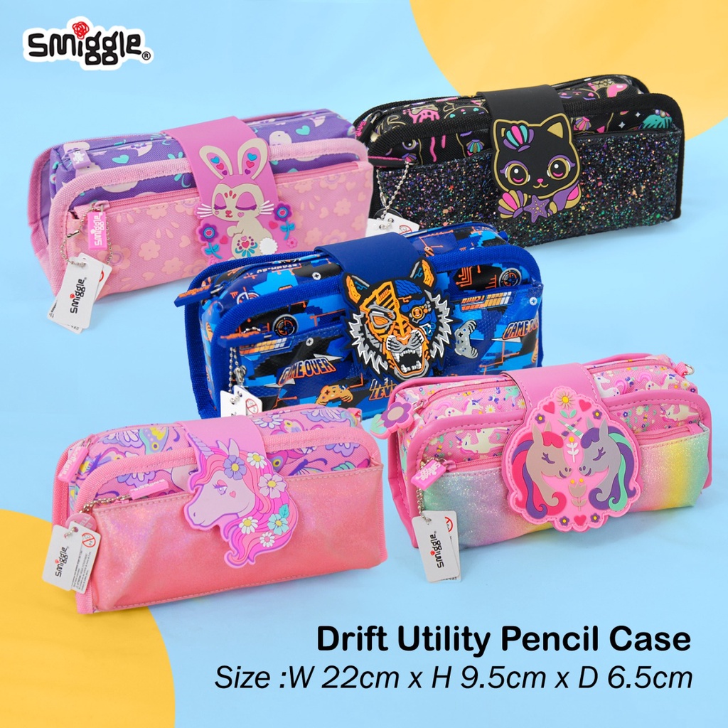 Jual SMIGGLE utility pencil case threefold/ lipat 3 SMSPC | Shopee ...