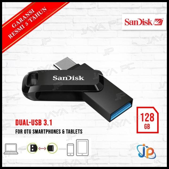 Jual Flashdisk Sandisk Ultra Go Otg Type-C 128Gb Flash Disk 128 Gb Usb 3.1 | Shopee Indonesia