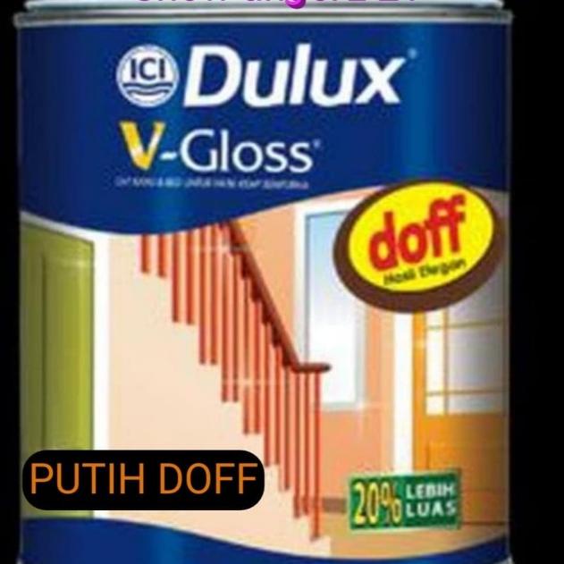 Jual CAT MINYAK DULUX V- GLOSS / CAT MINYAL KAYU & BESI PUTIH DOFF ...