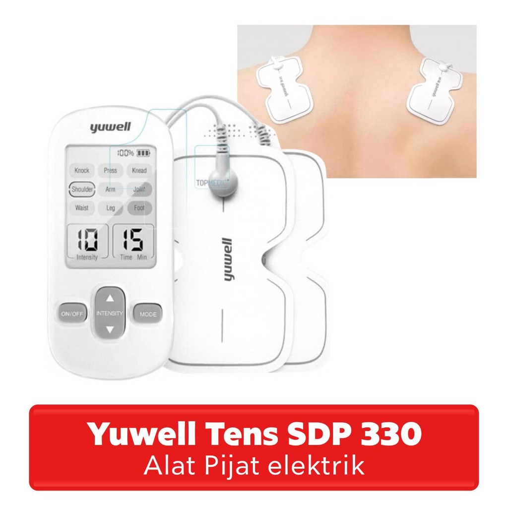 Jual TENS YUWELL SDP 330 . ALAT PIJAT DIGITAL . STIMULASI LISTRIK OTOT ...