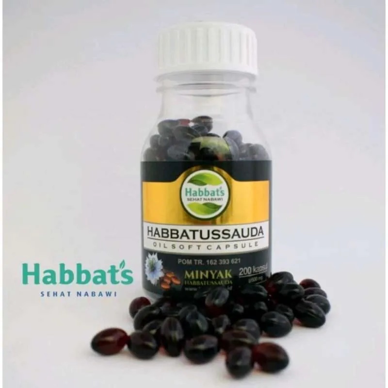 Jual Habbatussauda Habbats Oil Soft Capsule 200 Kapsul - Minyak ...