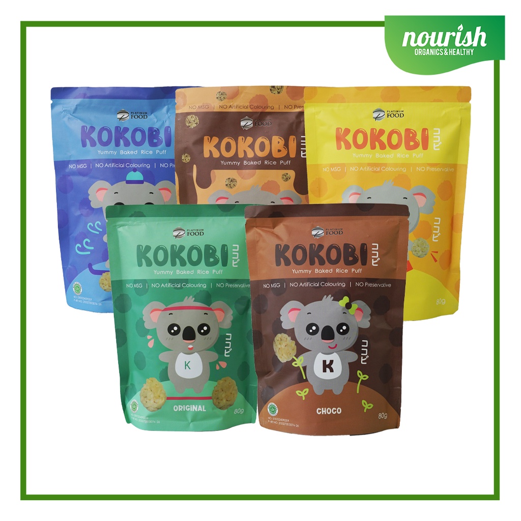 Jual Kokobi RICE PUFF - Snack Cemilan Sehat Anak NON MSG 80g | Shopee ...