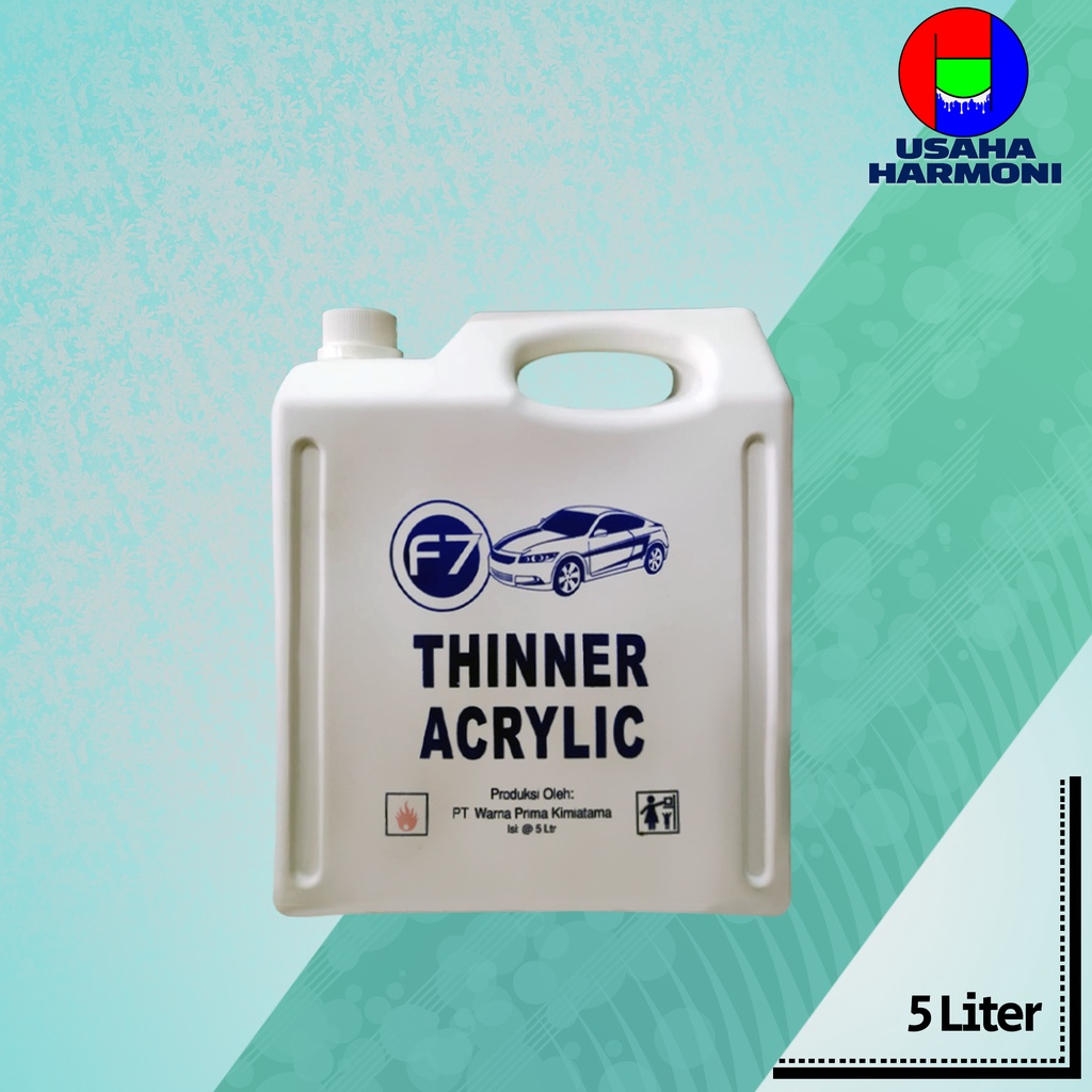 Jual Thinner F7 Acrylic | Ukuran : 5 L | Shopee Indonesia