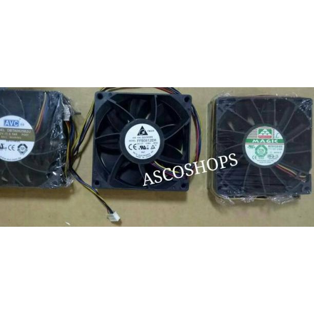 Jual kipas fan panel high speed 8 x 8cm 12v dc ball bearing 12 volt ...