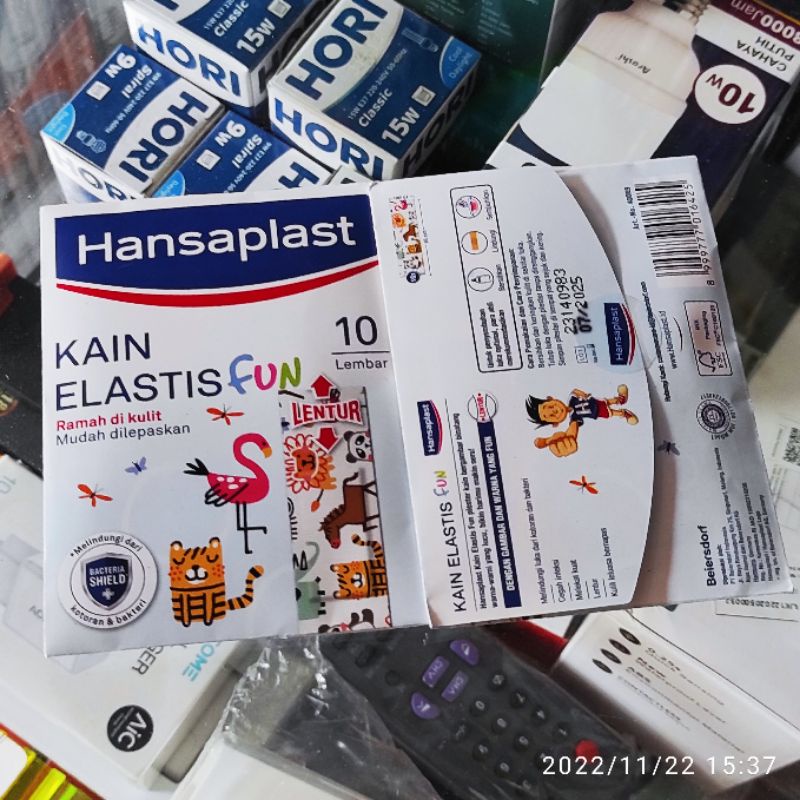 Jual Hansaplast Kain Elastis Fun isi 10 Lembar - Plaster Luka | Shopee ...