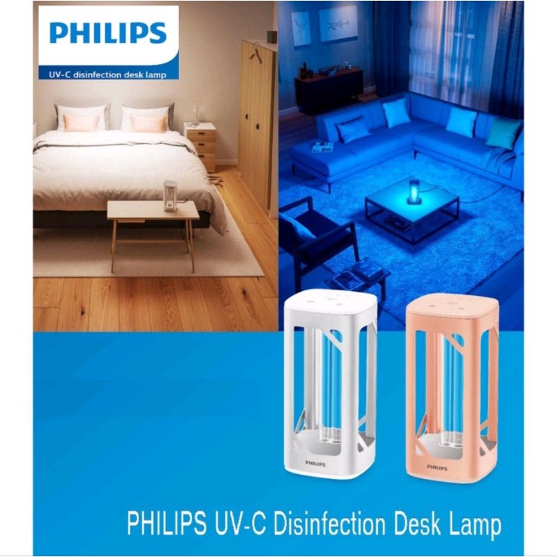 Jual LAMPU UV UV-C PHILIPS DESK LAMP UV-C STERILIZER GERMICIDAL RUANGAN ...