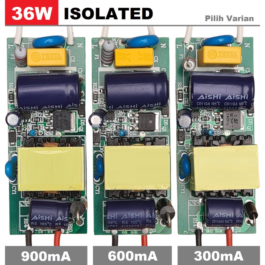 Jual LED driver HPL 36W ISOLATED 300mA- 600mA- 900mA Akuarium Aquascape ...