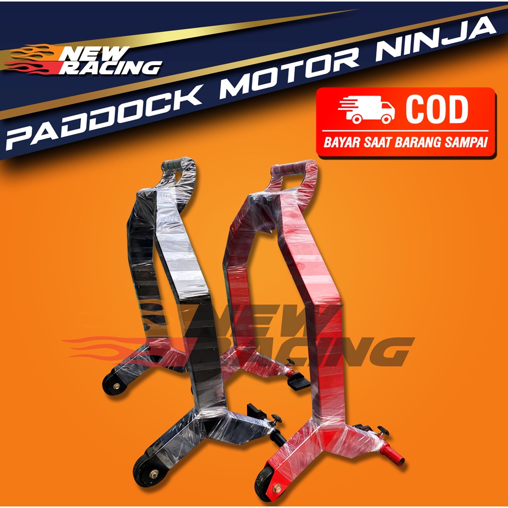 Jual Standar paddock pedok besi kotak motor sport warna ninja 250 fi ...