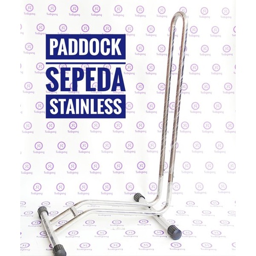 Jual Paddock L Sepeda bahan Stainless Steel - Standar Sepeda anti karat ...