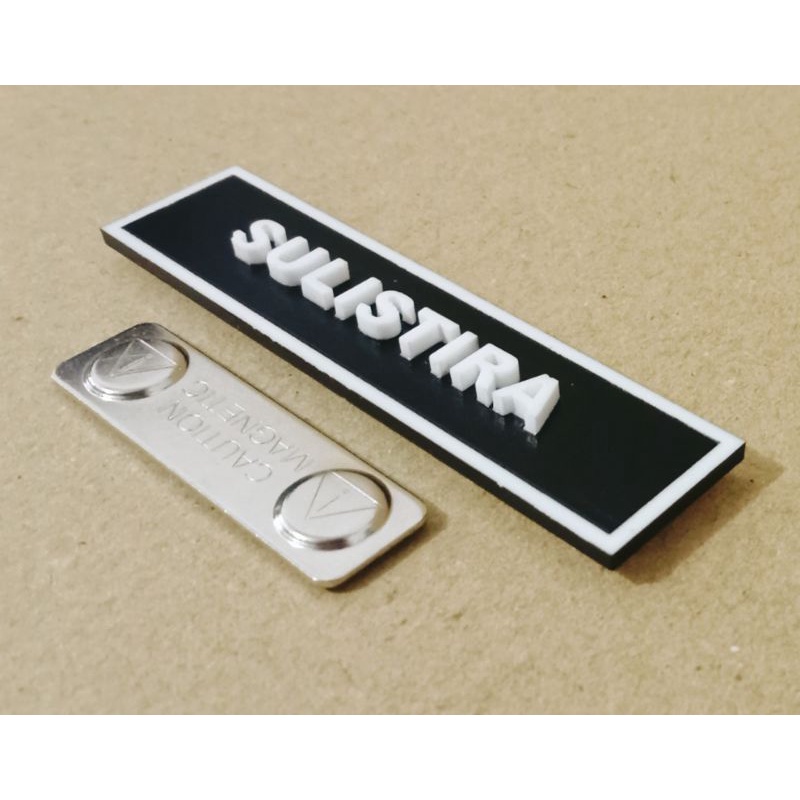 Jual NAME TAG FONT TIMBUL HD/3D | Shopee Indonesia
