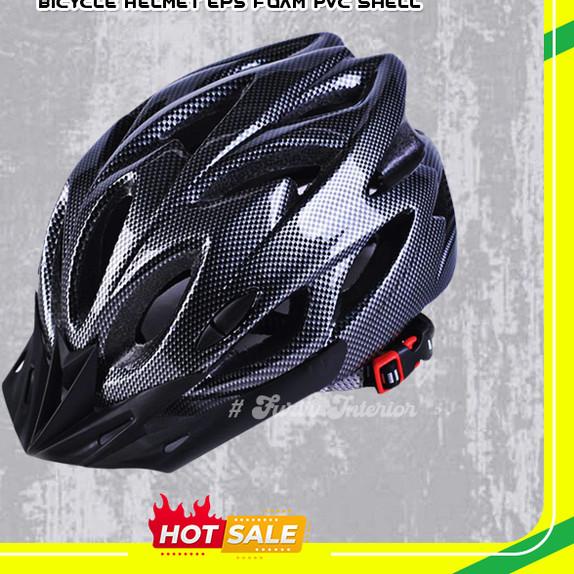 Jual Cycling Helmet EPS Foam PVC Shell Helm Sepeda Ultra Ringan ...
