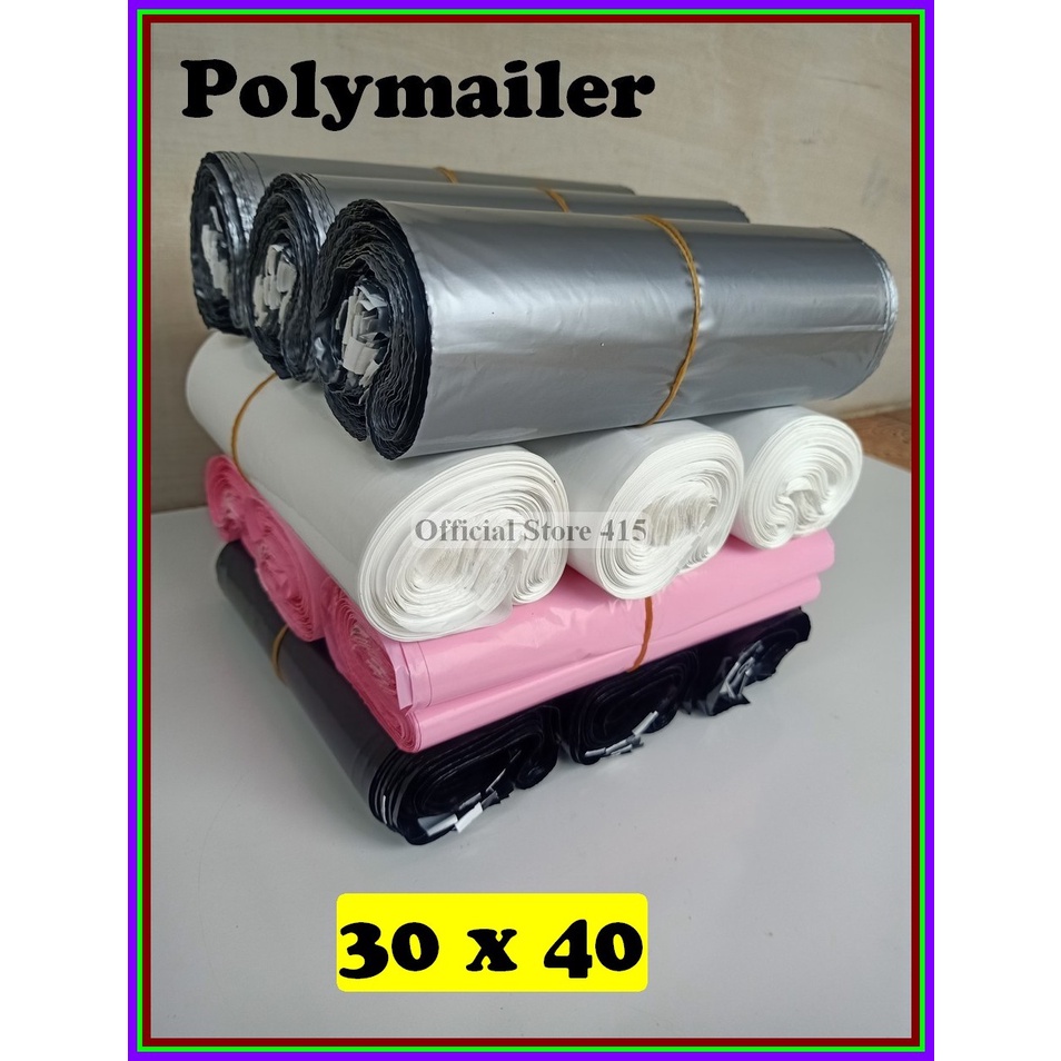 Jual Polymailer 30x40 Plastik Packing Polimer Pink Silver Hitam Putih ...