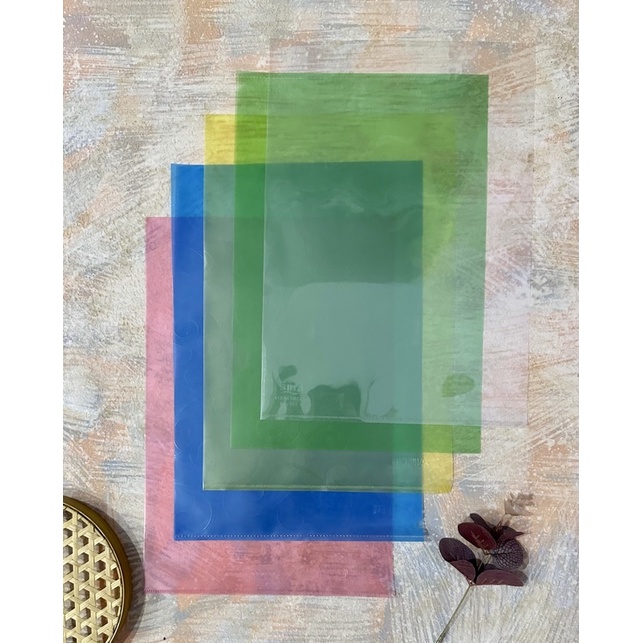 Jual [1 LEMBAR] MAP L BENING WARNA MOTIF POLOS | Shopee Indonesia