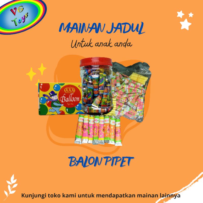 Jual BALON PIPET JADUL 32PCS, 70PCS, 100PCS | Shopee Indonesia