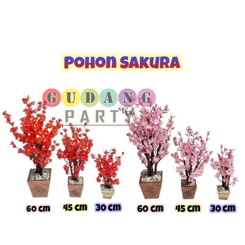 Jual Pohon Sakura Imlek/Bunga Meihwa/Bunga Hias Meja/Tanaman Hias ...