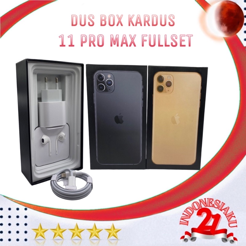 Jual KARDUS BOX/DUSHBOOK 11 PRO MAX ACC GRADE AA / OEM FULLSET | Shopee ...