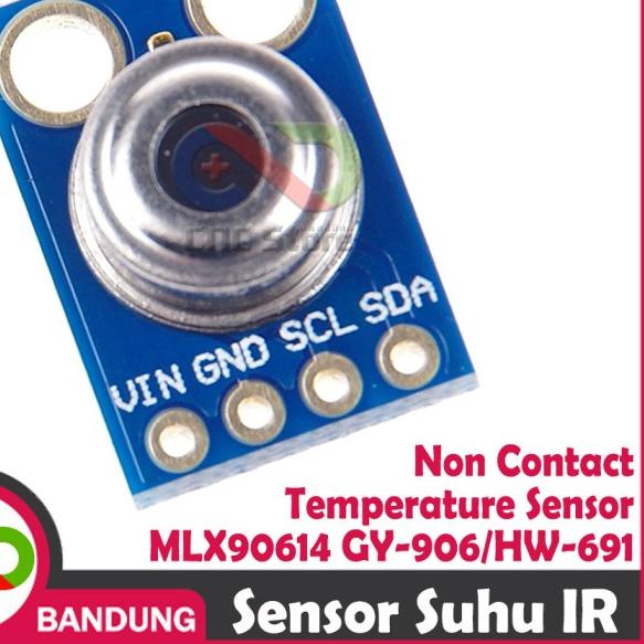 Jual SENSOR SUHU NON CONTACT MLX90614 CONTACTLESS TEMPERATURE MODULE ...