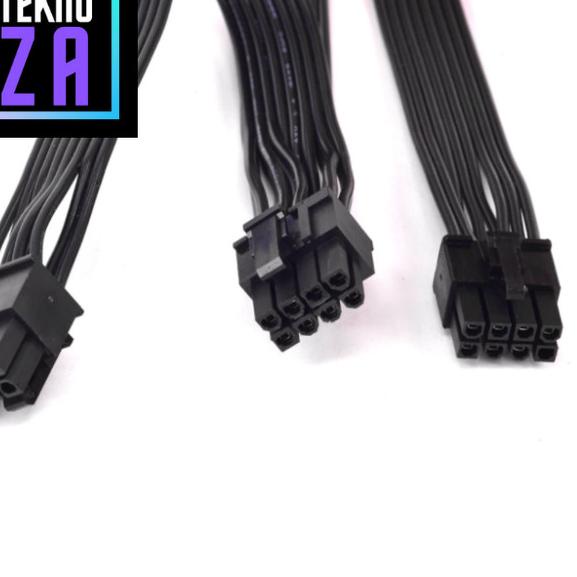 Jual Kabel High Quality Modular PSU PCIe VGA 8pin Male to dual 8pin ...