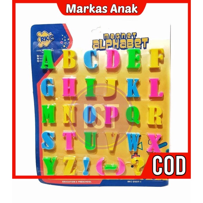 Jual Mainan Anak Anak Umur 3 4 5 6 7 Tahun Hadiah Magnet Alphabet ABC ...