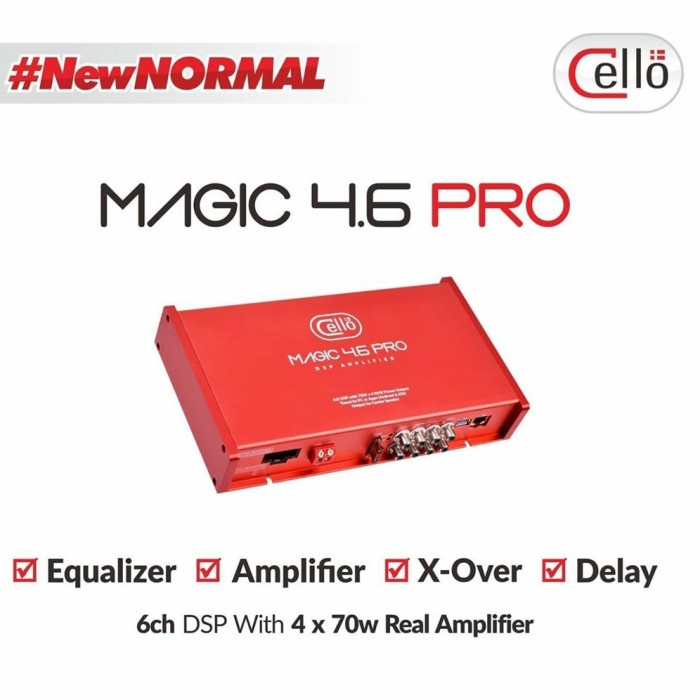 Jual Cello Magic 4.6 PRO 70 WATT DSP digital sound processor built in ...