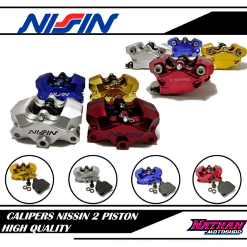 Jual kaliper 2 piston caliper 2p full cnc universal beat Mio Scoopy Vario vixion ninja rx king ...