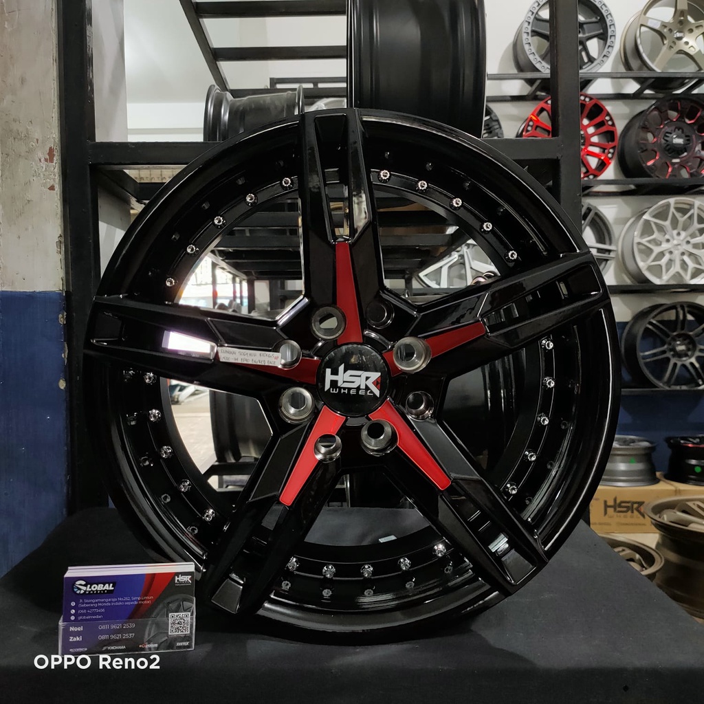Jual Velg racing Hsr Keunikai R15 mobil avanza xenia kijang confero jazz yaris brio sigra mazda2 ...