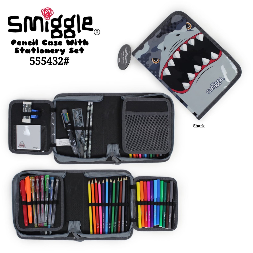 Jual Super Shipment SMIGGLE Stationery Kit Pencil Case Gift Pack Set ...