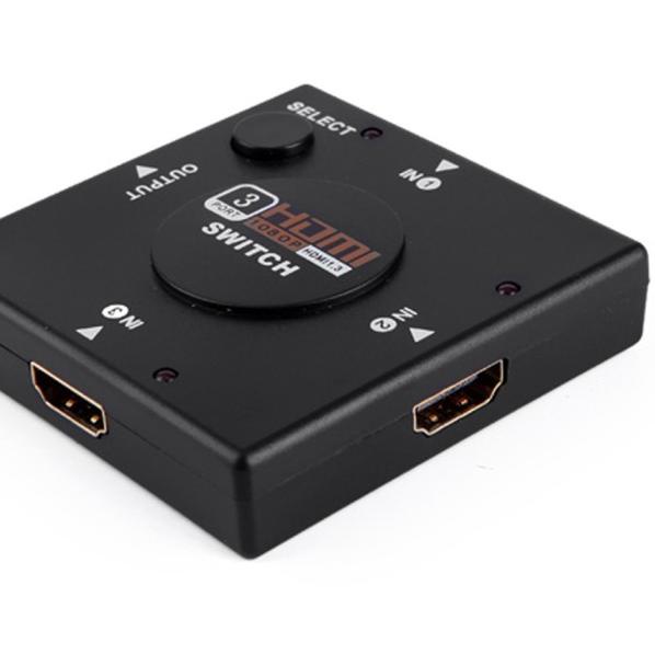 Jual HDMI Switch 3 in 1 Adapter Switcher FullHD 1080P Selector Hub ...