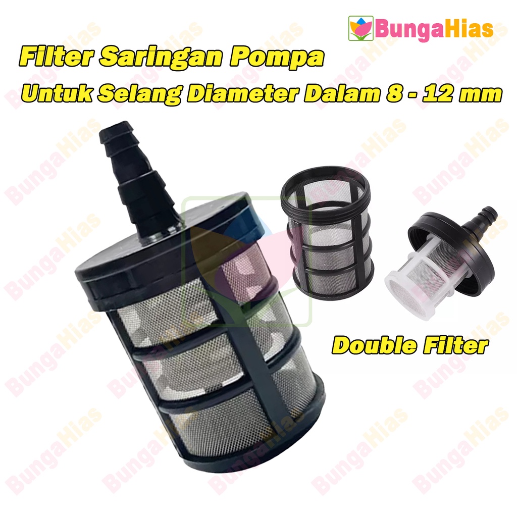 Jual Filter Saringan Selang 8 - 12 Pompa Sprayer Elektrik Pump Car Wash ...