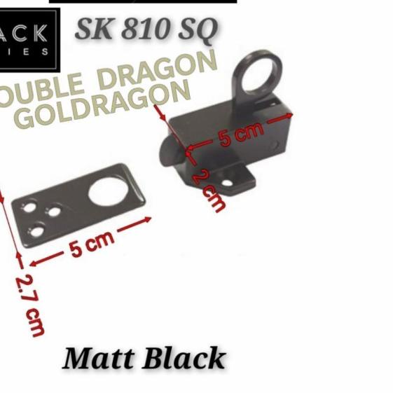 Jual Spring Knip Dekkson SK 810 SQ Matt Black Spring Knife Kunci ...