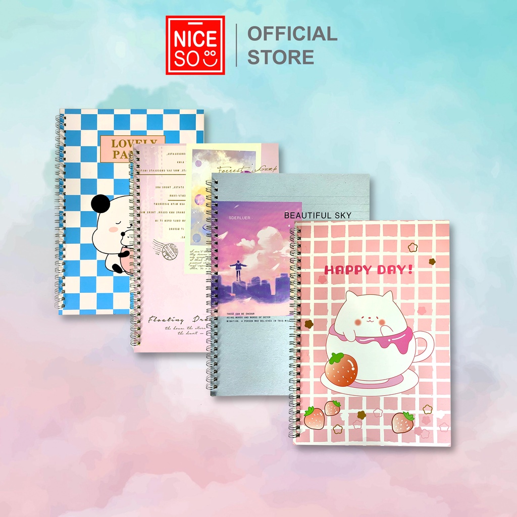 Jual NICESO Official Buku Catatan / Notes Spiral / Buku Tulis 6040 B5 ...