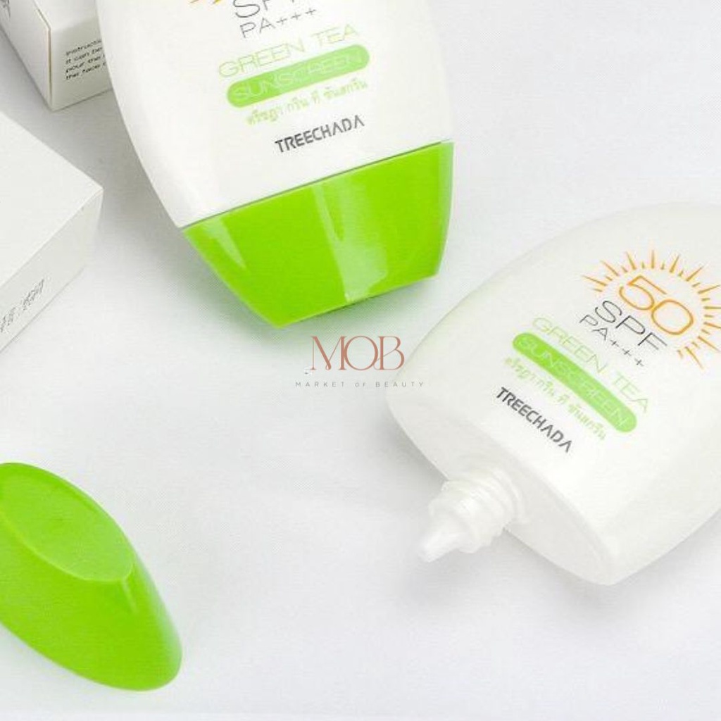 Jual Treechada - Green Tea Sunscreen SPF 50 PA+++ | Shopee Indonesia