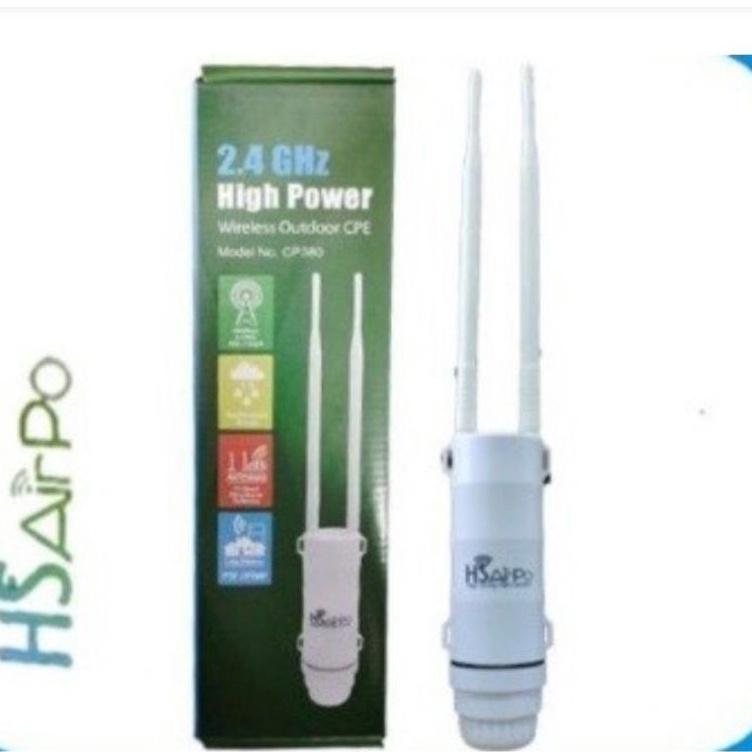 Jual HSAirPo CP380 2,4GHz 300Mbps CPE Access Point Outdoor Signal 360 ...